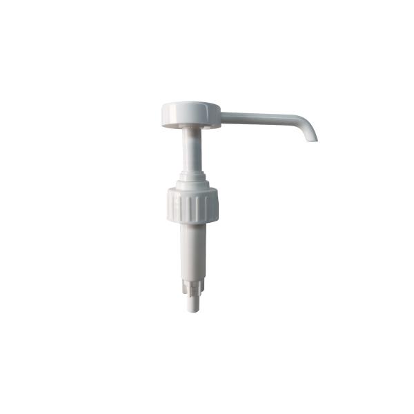 Quality Long Nozzle Plastic Syrup Pump Large Dose Gallon Dispenser Pump White for sale