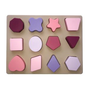 Quality Silicone Educational Toys DIY Geometry 3D Jigsaw Puzzle Customized for sale