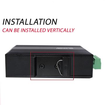 Quality 10/100Mbps 5 Port Industrial Network Switch Hub SC Connector Auto MDI/MDIX for sale