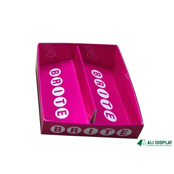 Quality Stand Retail Counter 300gsm CCNB Cosmetic Display Boxes Cardboard Kraft for sale
