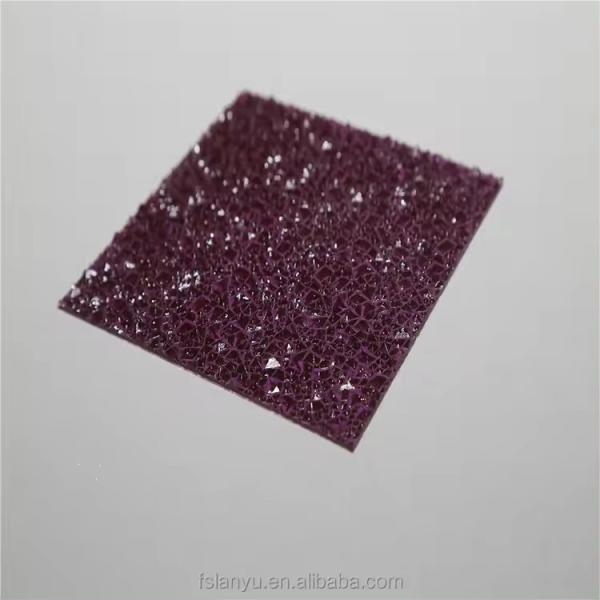 Quality Frosted Solid Polycarbonate Sheet Fire Resistant Diamond Polycarbonate Sun Sheet for sale