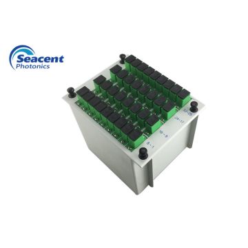 Quality Fiber Optic SC APC Cassette PLC Splitter 2x32 Insertion Type for sale