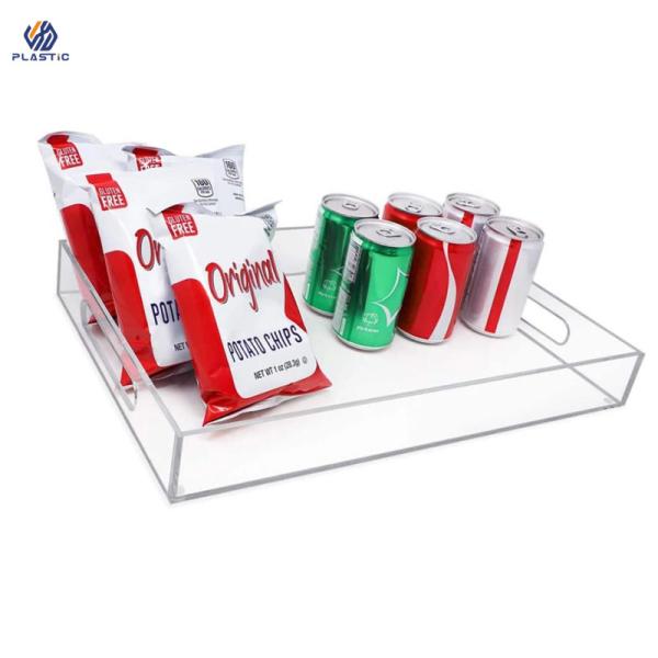 Quality Customized Clear Acrylic Organizer Tray , Virgin PMMA Stacking Acrylic Trays for sale