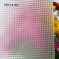 Quality Fluted Frosted Glass 10mm 12mm For Partition Walls Reeded for sale