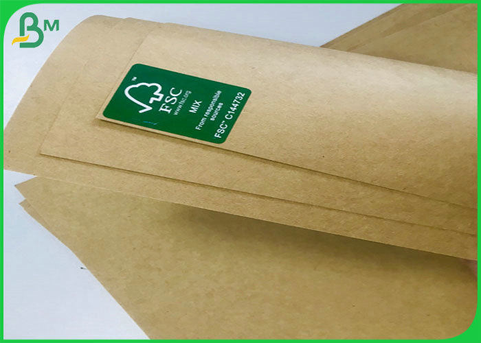 FSC MIX 250gsm 300gsm 350gsm Unbleached Kraft Paper Sheets with High stiffness
