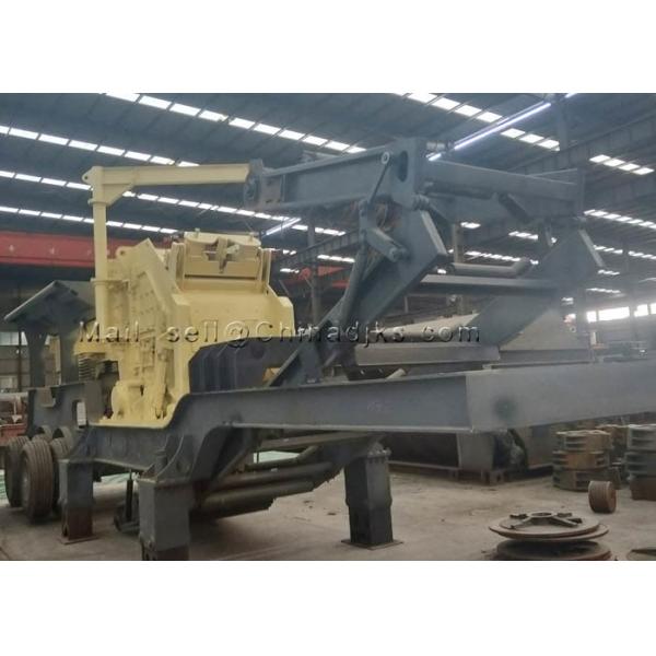 Quality 80TPH Mobile Crushing Machine Track Mounted 350mm Feeding for sale
