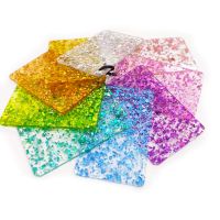 Quality 100% Virgin PMMA Rigid Colorful Glitter Acrylic Sheet 2mm 3mm 5mm for sale