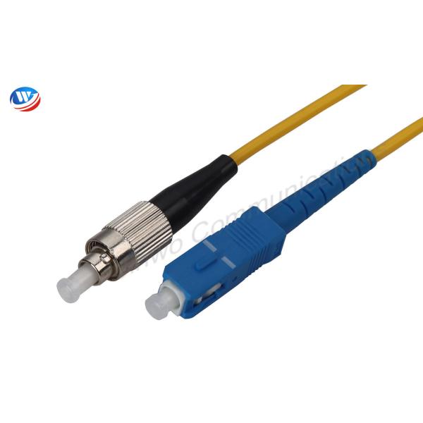 Quality Eco Friendly Simplex Fiber Optic Patch Cord Multimode ST To LC Fiber Jumper for sale