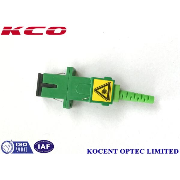 Quality Automatic Dusty Cap SC/APC Fiber Optic Adapter with 0.2dB Insertion Loss and 55dB Return Loss for sale