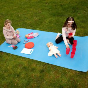 Quality Blue 46"X93" 2160pcs/40HQ Roll Foam Mat Children Playing Or Camping Use for sale