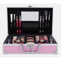Quality Pink Cosmetic Case 90 Degree Open and Multi - Purpose Aluminum Makeup Case For for sale