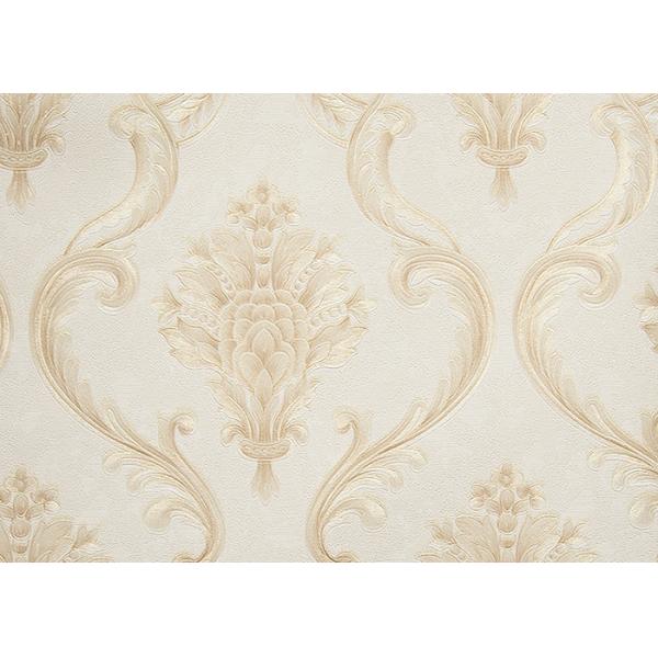 Quality Eco - Friendly Classial Embossed Washable Vinyl Wallpaper With European Style for sale