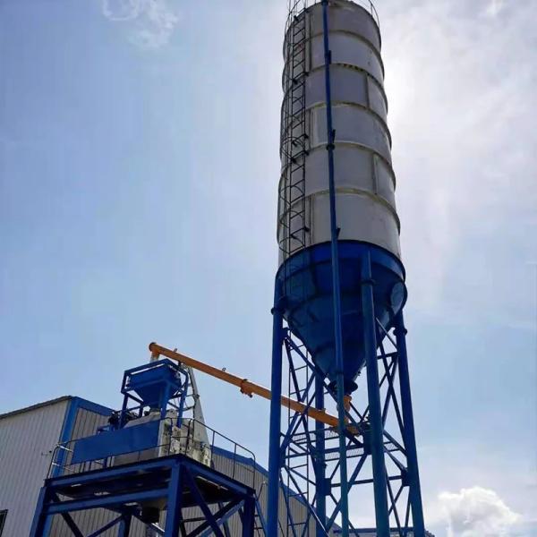 Quality HZS50 Mobile Concrete Batching Plant 115Kw For Small Scale Construction Sites for sale