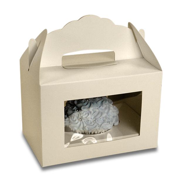 Quality Recyclable CupCake Takeaway Custom Food Packaging Boxes Spot UV for sale