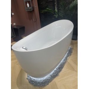Quality Customization Oval Stand Alone Bathtub Egg Shaped Freestanding Bath Space Saving for sale