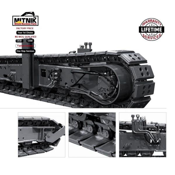 Quality OEM Rubber Tracked Chassis for Paver Side Undercarriage Frame and Top Performanc for sale