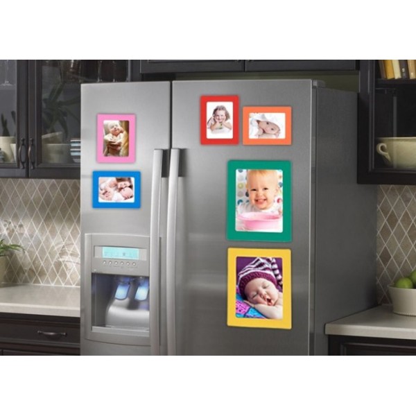 Quality Flexible Personalized Photo Refrigerator Magnets Frame 5 Inches Rectangular for sale