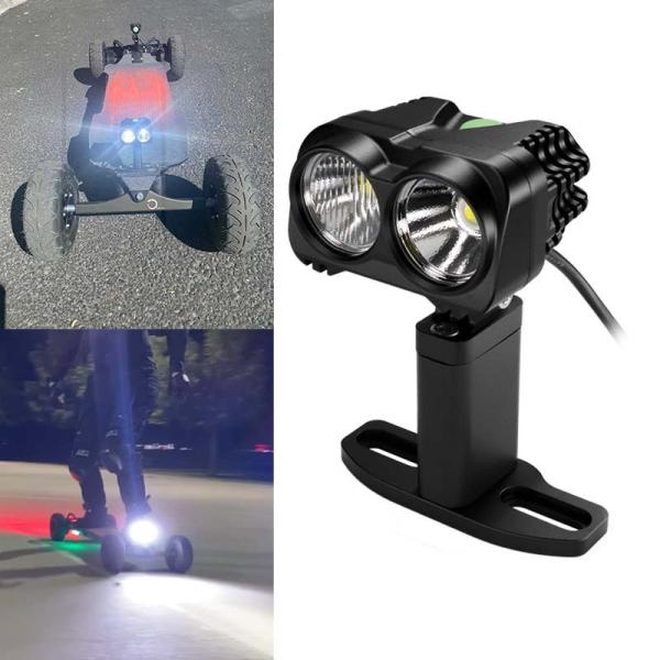 Quality 5600 Lumen Electric Skateboard Lights Waterproof IP66 Front Rear Combo for sale