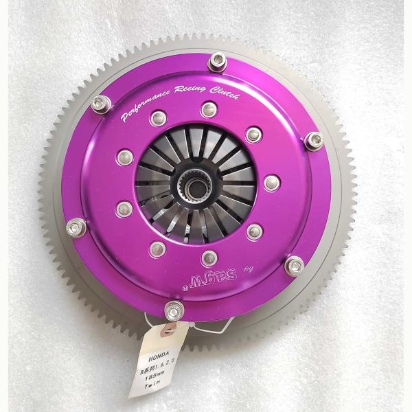 Quality Honda B Series Twin Disc Performance Clutch 1.6 2.0 Magenta 185mm Friction Plate for sale