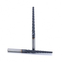 Quality HRC55 25mm 12mm Roughing Long Carbide End Mills AlTiSiN for sale