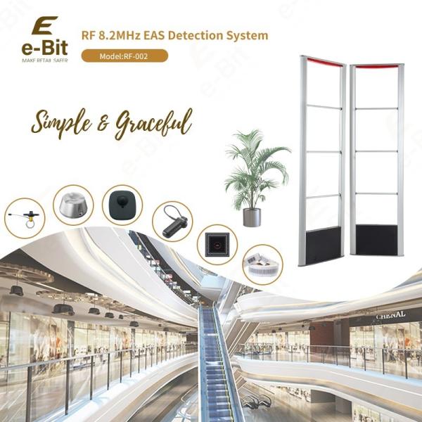 Quality Supermarket Retail Shop 8.2MHz RF EAS System MONO Aluminum Alloy Structure Black for sale
