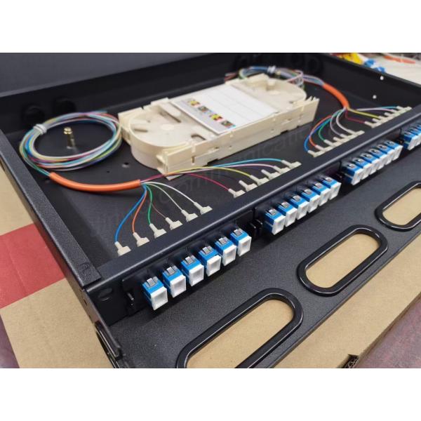 Quality CATV LAN WAN Fiber Optic Patch Panel SC UPC Rack Mount for sale