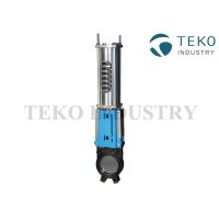 Quality Uni - Directional Seal Wafer End Pneumatic Knife Valve , MSS-SP DIN Standard for sale