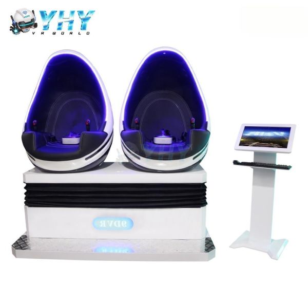 Quality 9D Rides Virtual Reality Game Machine VR Egg Chair Double 2 Players Cinema for sale