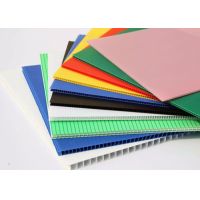 Quality 1220x2440mm Polypropylene Corrugated Plastic Sheets For Box Packaging for sale