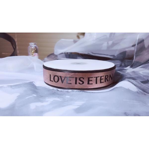 Quality Customized Print Satin Grosgrain Ribbon with Logo For Wrapping Decoration Garment for sale