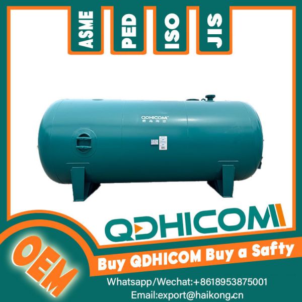 Quality Horizontal Compressor Air Receiver Tank High Pressure Steel For Mechanical Operations for sale