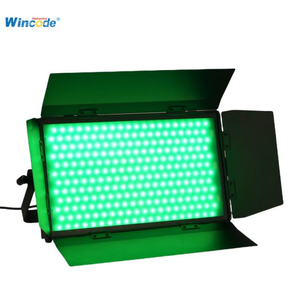 Quality 300W RGBW LED Panel Studio Light with Barndoor Adjustable Temp DMX/RDM Control for sale