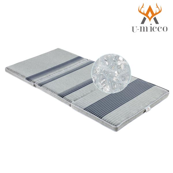 Quality Lightweight Airfiber Portable Trifold Mattress Easy To Storage for sale