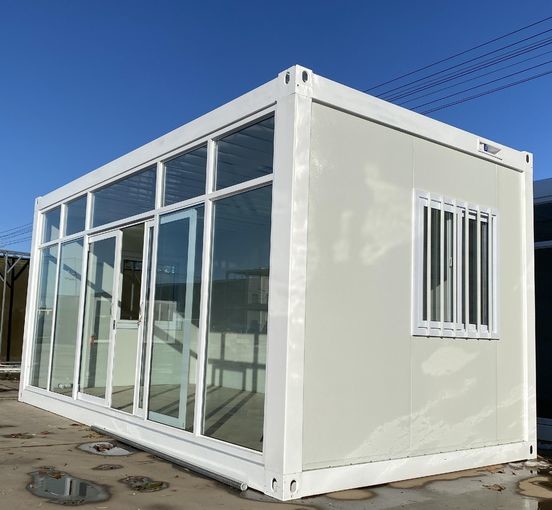 Quality Customized Fireproof Prefab Container House Noise Insulation With Sandwich Panel for sale
