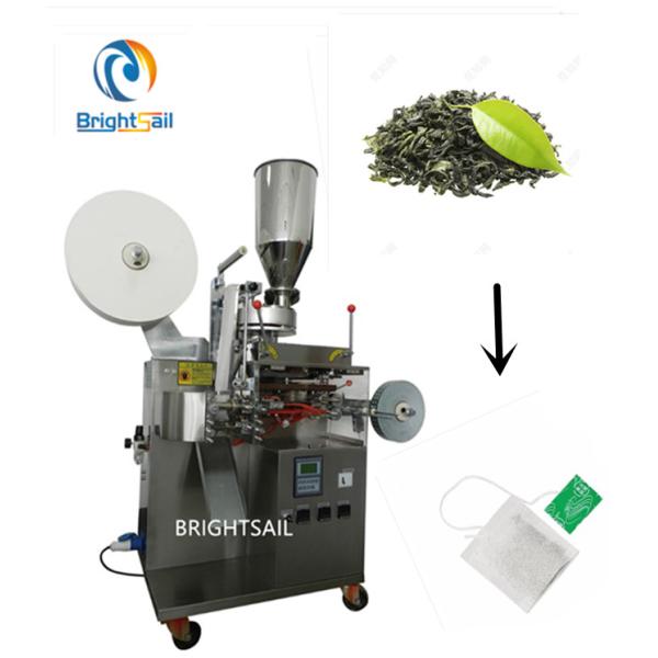 Quality 5ml Herbal Tea Bag Auto Packaging And Labeling Machine Volumetric Method for sale