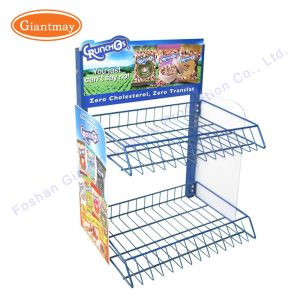 Quality Metal Tabletop Stand Counter Snack Display Racks Countertop for sale