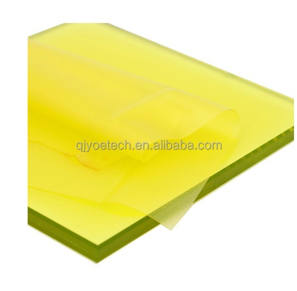 Quality Yellow PVB Laminated Glass for Solid Structure Building Construction Kitchen for sale