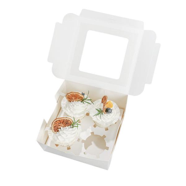 Quality Food Grade Windowed Cake Boxes with Customized Design and Shape for sale