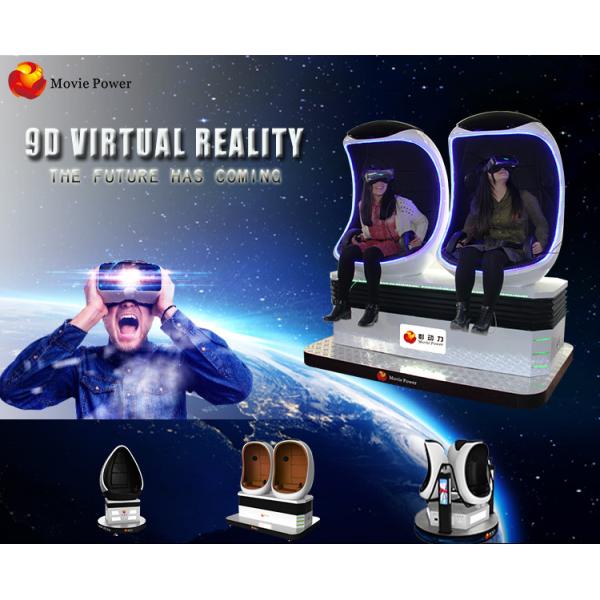 Quality Magic 9D VR Egg simulator Double Seats VR Roller Coaster Indoor entertainment for sale