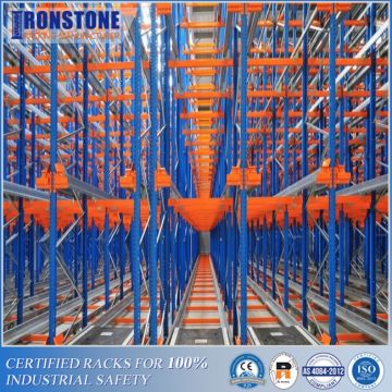 Quality Smart Warehouse Pallet Radio Shuttle Racking System With Easily Managed for sale