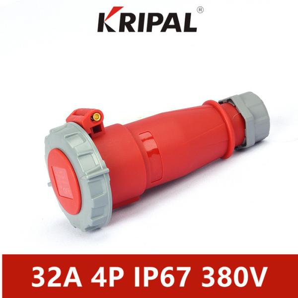 Quality Dampproof 3h IP67 32A 4 Pin Plug Socket For Refrigerated Container for sale