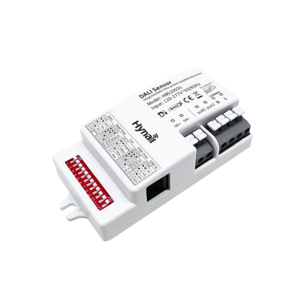 Quality DALI-2 D4i microwave motion sensor, integrated switchable DALI-2 bus power supply, self-contained 