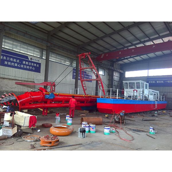 Quality 14 Meter Maximum Dredging Depth WN450 Csd Dredger With 50kw Generator Set for sale