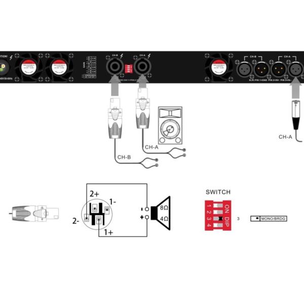 Quality Manufacture multifunction professional power digital amplifier for sale
