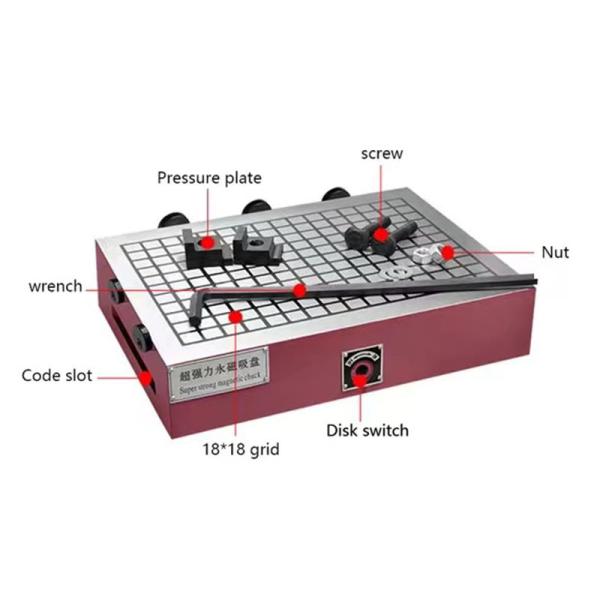 Quality Custom Super Permanent Magnetic Chuck Table For CNC Milling Machine for sale