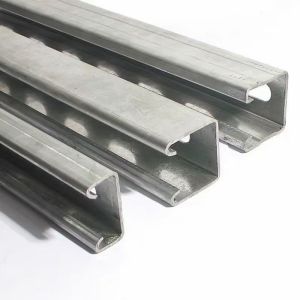 Quality Cutting 50mm-300mm Q195-Q345 Hot Rolled / Cold Rolled Metal Strut Channel for for sale