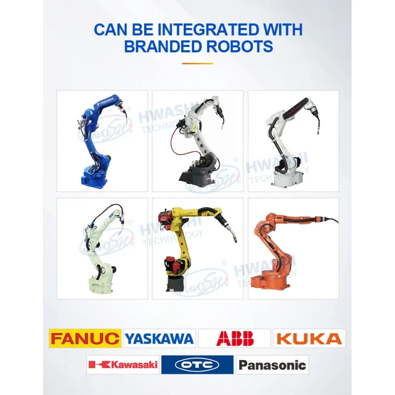 Hwashi Industrial CNC Welding Machine Robotic 6 Axis with Servo, Welding Robot Arm Positioner Rack, Automatic TIG Welding Robot