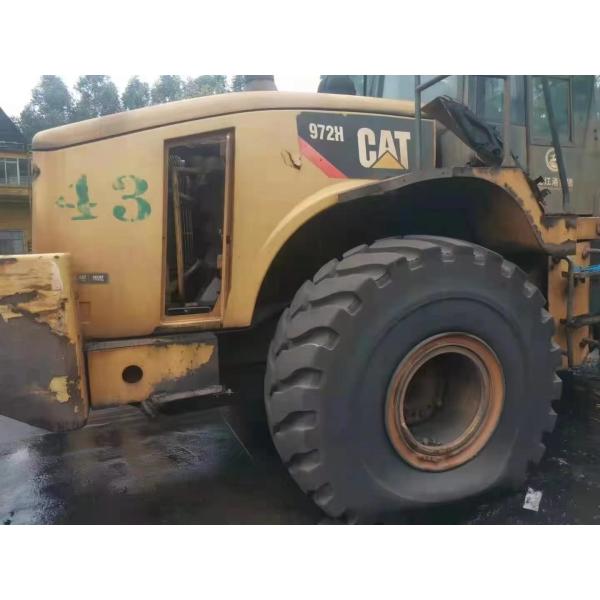 Quality 972h Cat Caterpillar 972h Wheel Loader Used Japan 126.7kN Lifting Force for sale