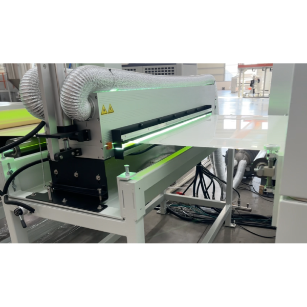 Quality PETG Decorative Sheet Extrusion Line with 850kg/H Output Capacity, 4*8feet*1mm Thickness Range and ABA Structure for sale