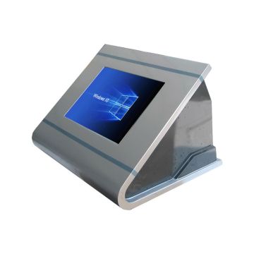 Quality Space Saving Desktop Kiosk With Durable Steel Enclosure IR Touchscreen TFT LCD for sale